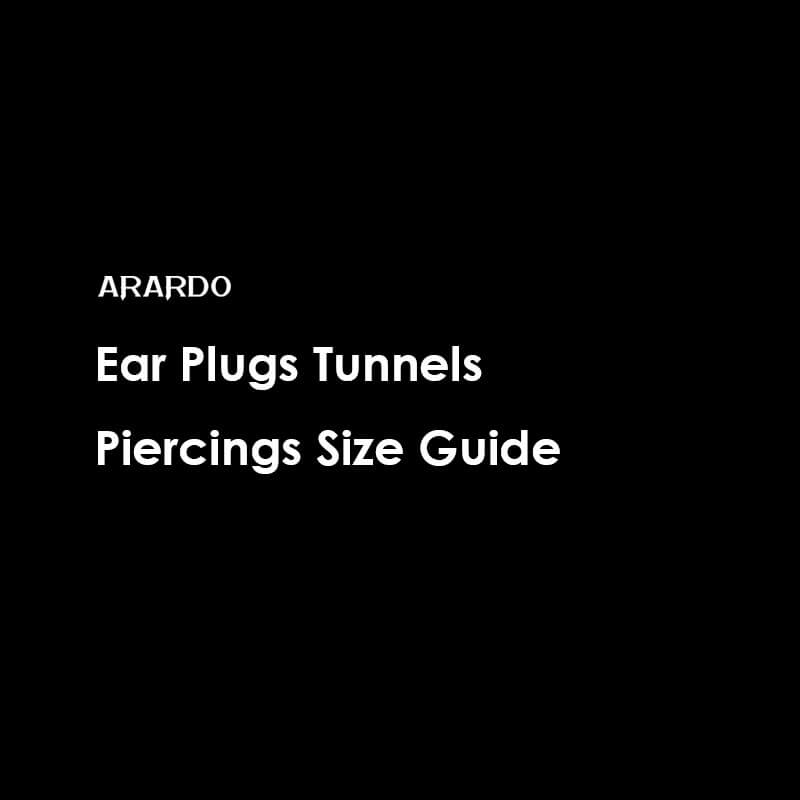 Ear Plugs Tunnels Piercings Size Guide – Arardo